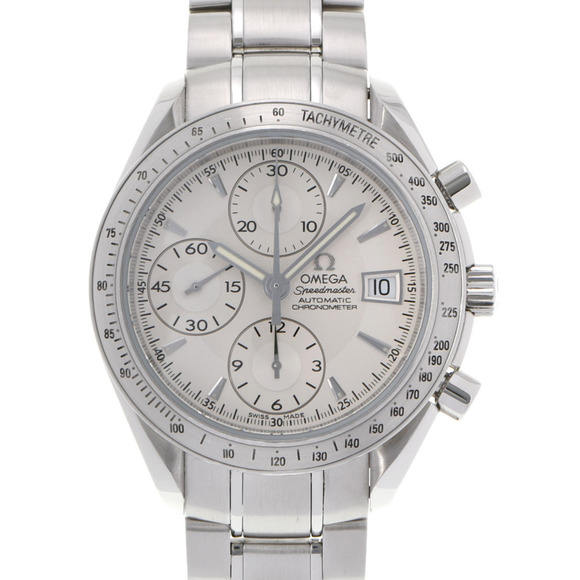 Omega | Accessories | Omega Omega Speedmaster Date 3213 Mens Ss Watch ...